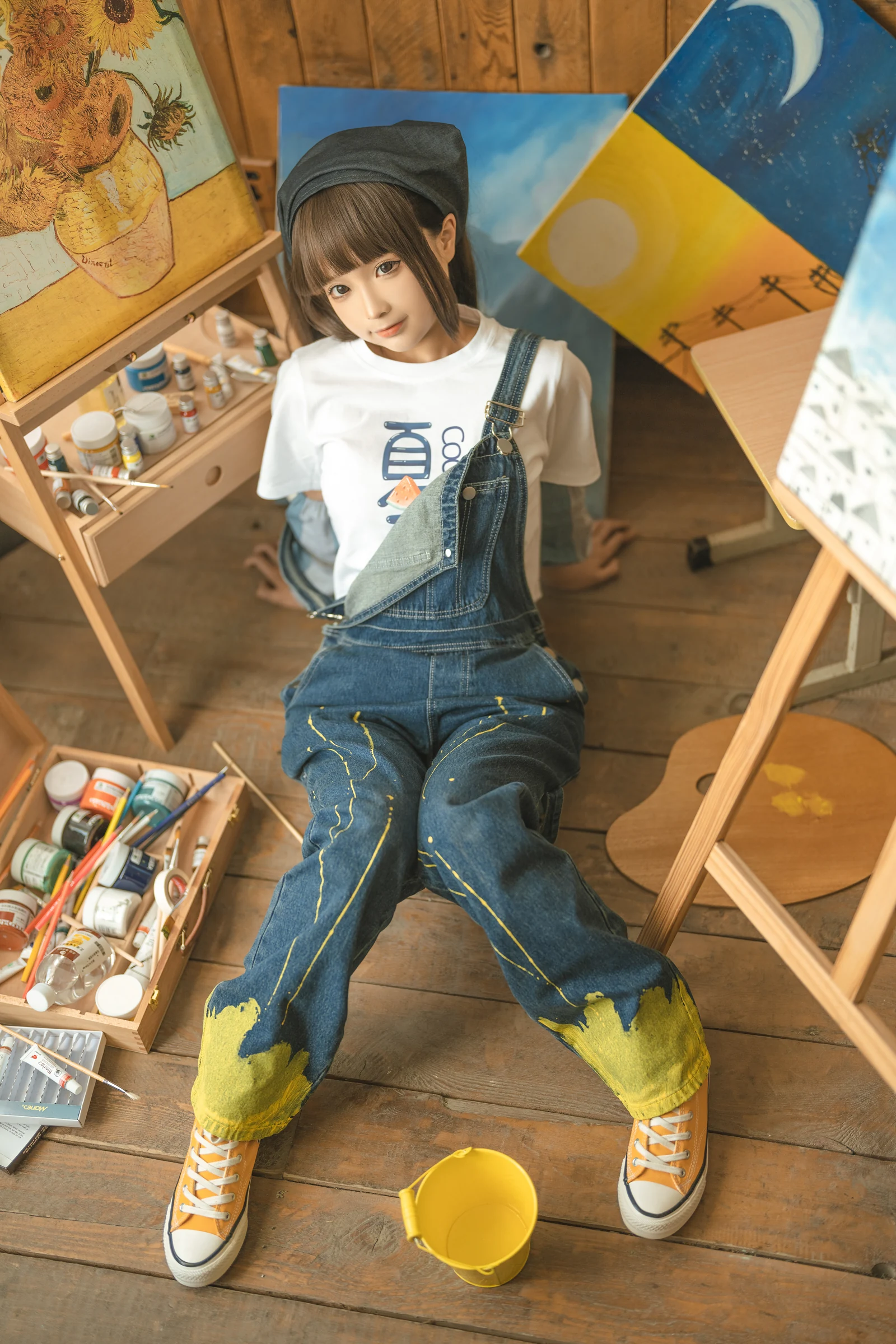 蠢沫沫 - NO.202 小画家 [110P-1.08GB] | chunmomo